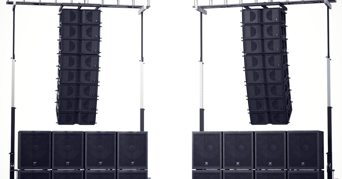 Apskaņošanas sistēma Audiofocus Ares 8a (16 elementi) | noma | SkanaGaisma.lv